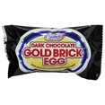 Elmer Chocolate, Dark Chocolate Gold Brick Egg, 1oz, Packs (6 Ct ...