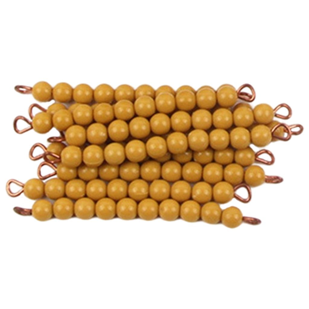 Click here for Luzkey Montessori Math Beads Materials Decimal Sys... prices