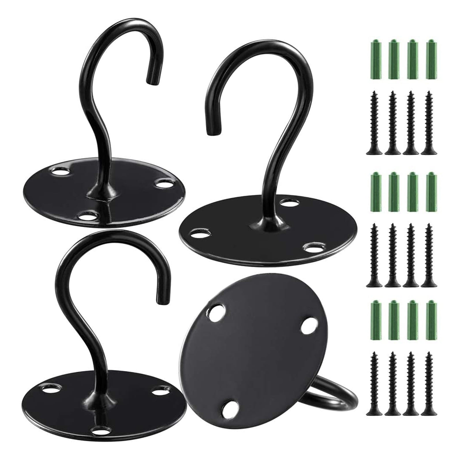 Click here for Yeacher 4pcs Metal Ceiling Hooks Hanging Plants La... prices