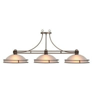 Miller Lite 3 Shade Chrome Billiard Lamp, Retro - Walmart.com