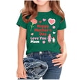 Ahabrexf 's Day Girls Short Sleeve Printed T-shirt for Girls, Crew Neck ...