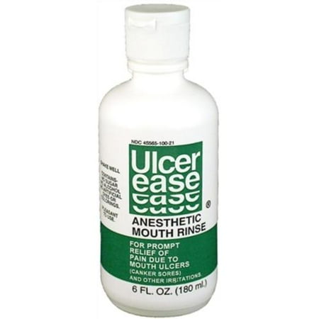 Ulcer Ease Medicated Mouth Rinse 6 oz - Walmart.com