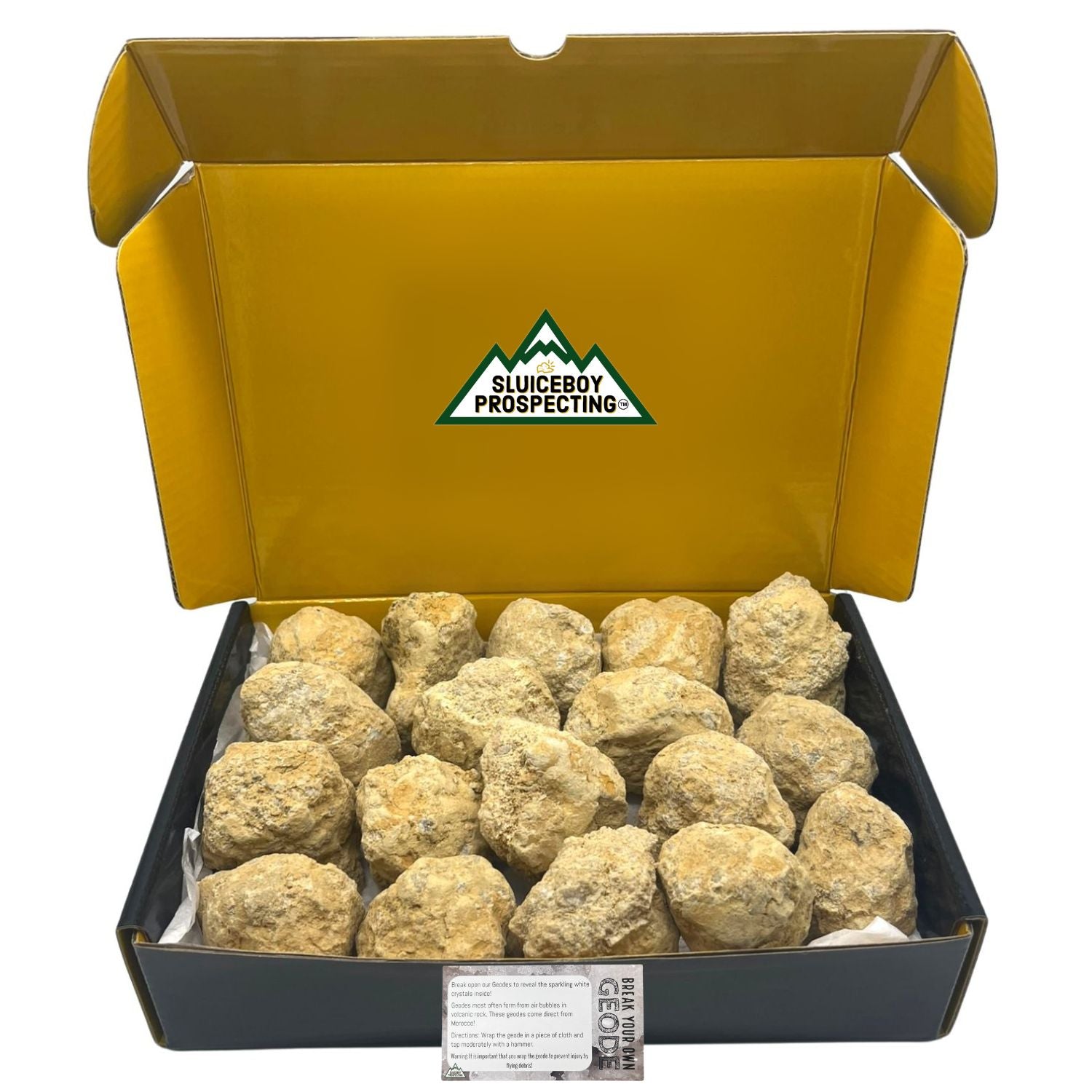 Break Your Own Geodes! IN BOX | Raw, Uncut Crystal Geode Specimens ...