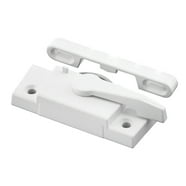 Sliding Window Lock, 1/4 in., Extruded Aluminum, White Painted Finish ...
