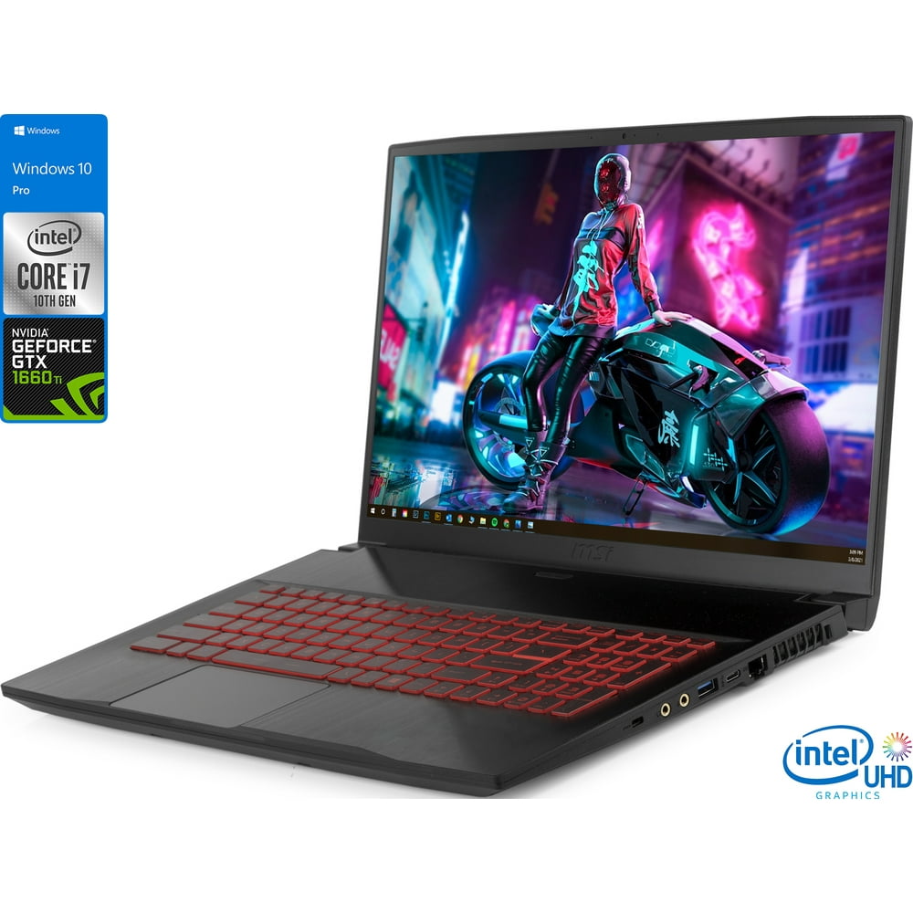 MSI Thin GF75 Gaming Notebook, 17.3" 144Hz FHD Display, Intel Core i7 ...