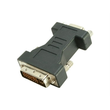 CableVantage DVI-I 24+5 Pin Male To 15 Pin VGA Female Adapter Convertor ...