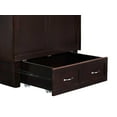 Madison Murphy Bed Chest with Charging Station & Coolsoft Mattress in ...