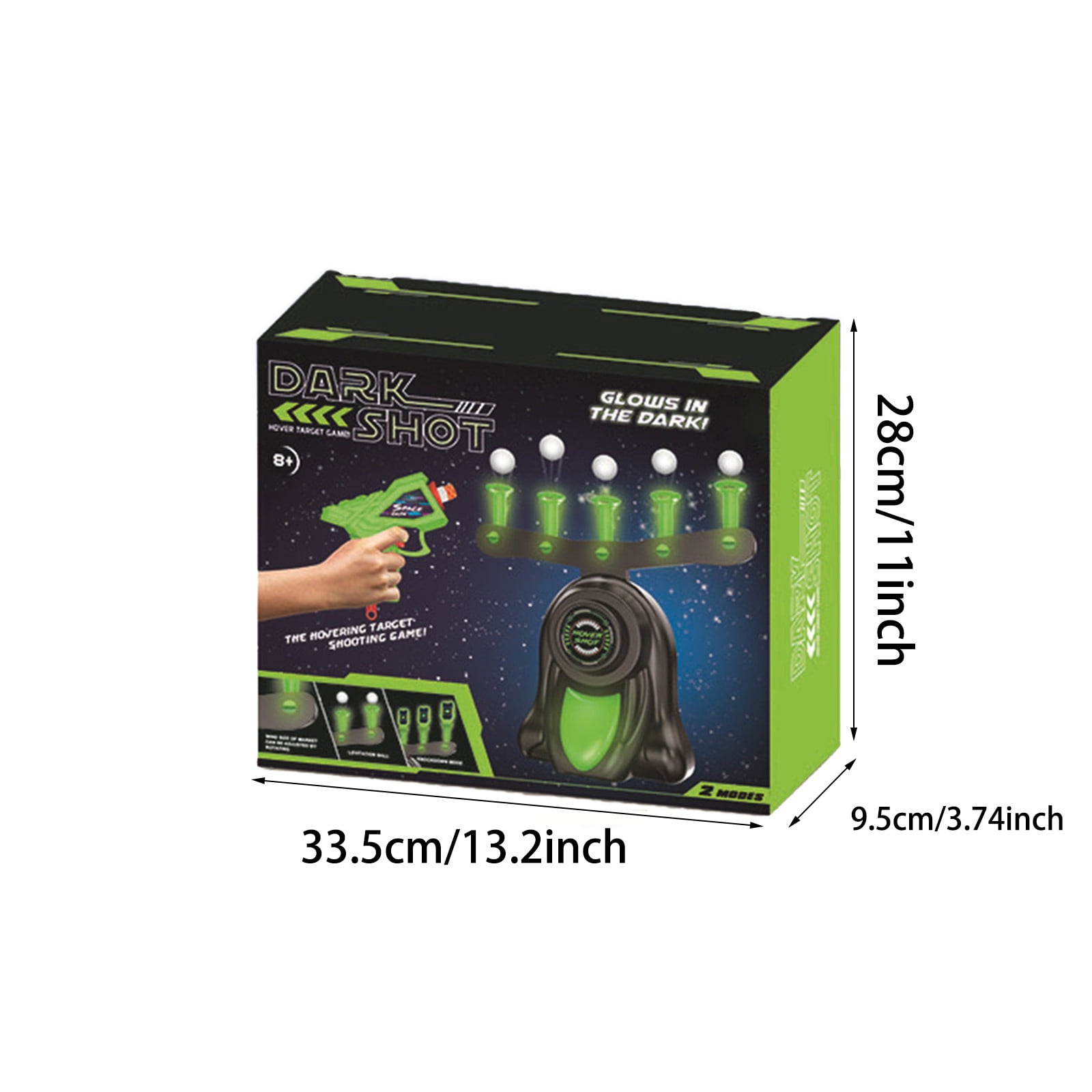 Glow-in-The-Dark Shooting Target Practice Kids Toy Set, Shooting Games ...