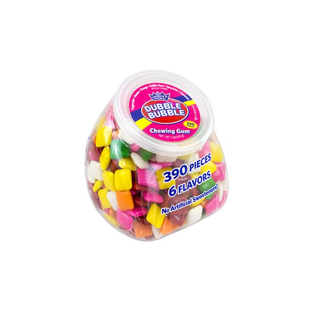 Dubble Bubble Chewing Gum Office Pleasures Tub, 390 Count - Walmart.com ...