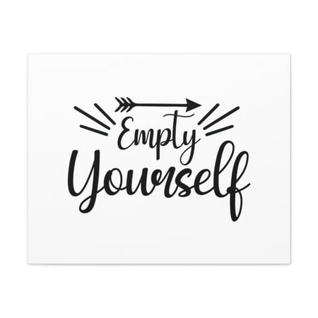 Scripture Walls Empty Yourself Habakkuk 2:14 Christian Wall Art Bible ...