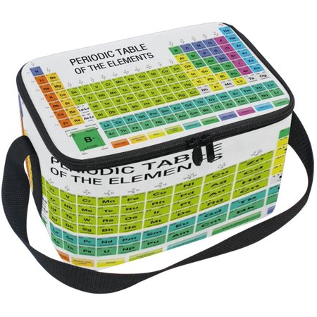 Chemistry Periodic Table of the Elements Insulated Lunch Bag Tote Bag ...
