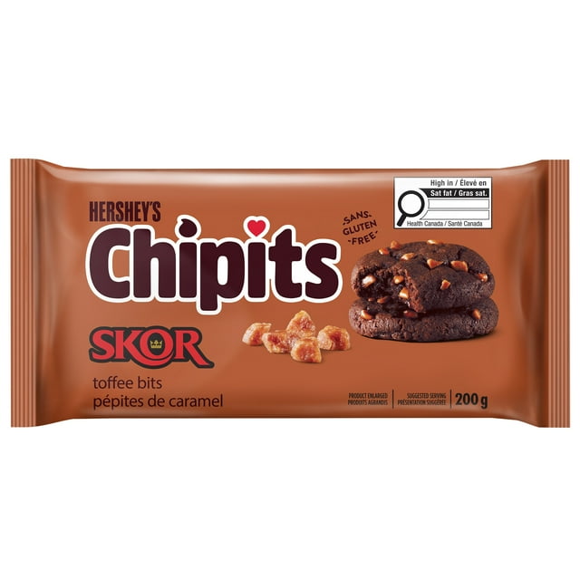 HERSHEY'S CHIPITS Baking Bits, SKOR Toffee, 200g - Walmart.ca