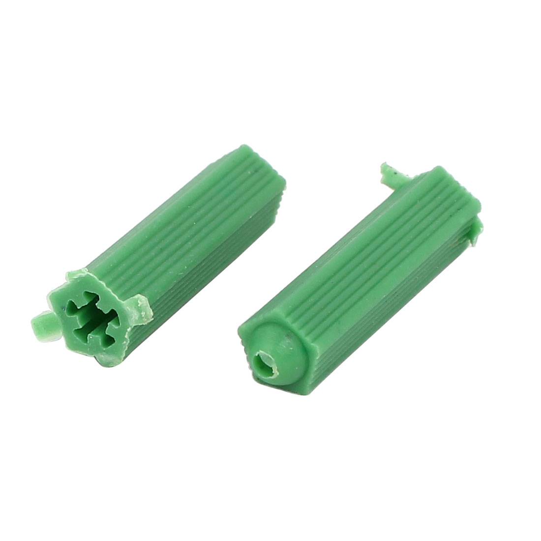 6mm x 25mm Plastic Masonry Screws Fixing Wall Anchor Green 100pcs ...