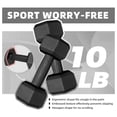 Dumbbell Set 5-36lbs - Hexagon Hand Weights for Women & Men - Home Gym ...