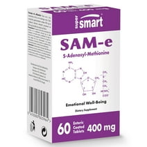 Doctor's Best SAM-e 400 mg, Vegan, Gluten Free, Soy Free, Mood and ...