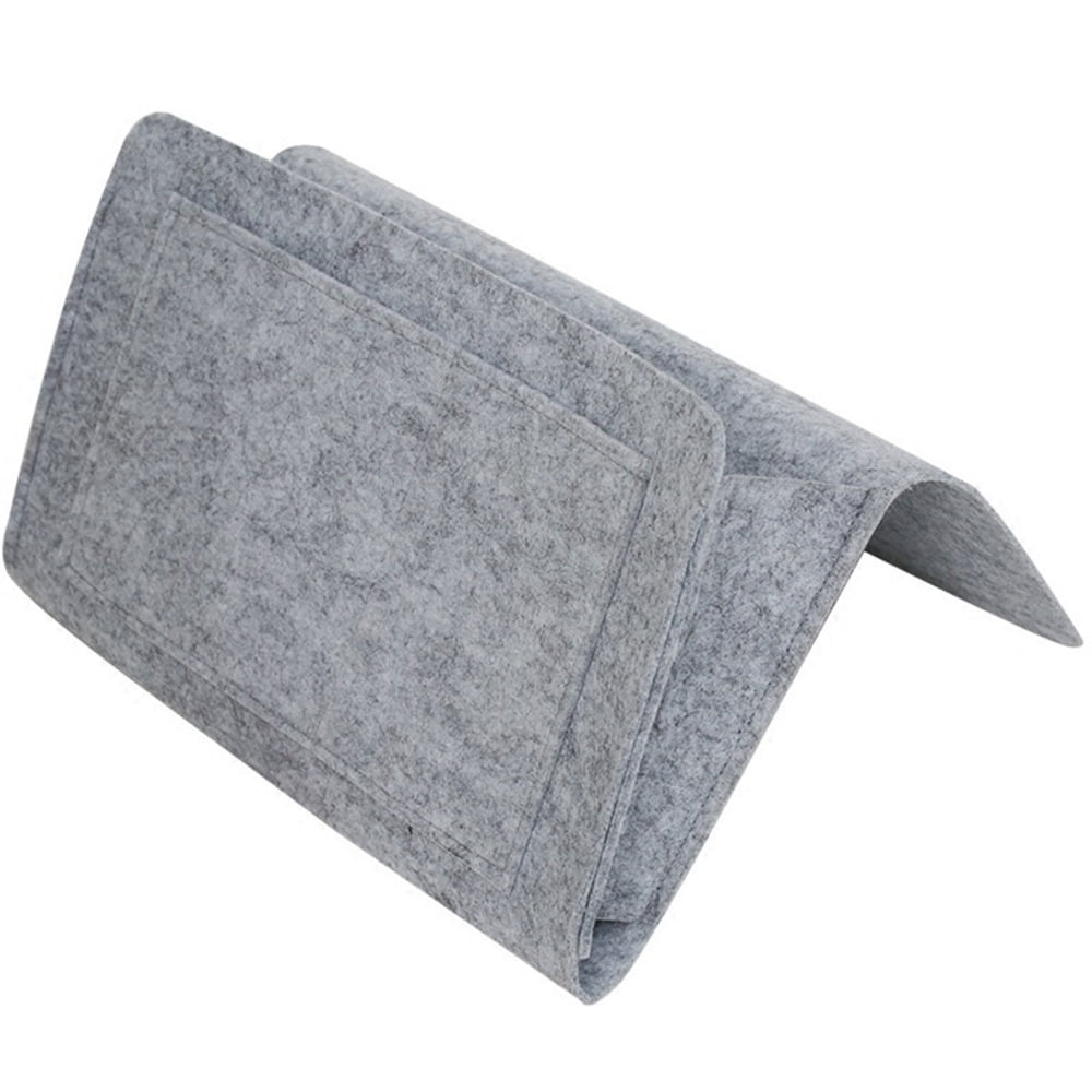 Hanging Bedside Caddy Felt Hanging Storage Bag Essentials Holder for ...