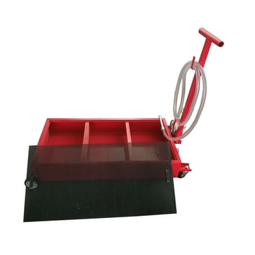 Stark 17-Gallon Portable Oil Drain Pan Pump Low Profile Large Capacity ...