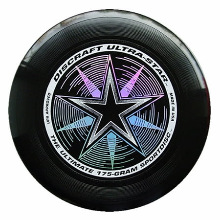 Discraft ULTRA-STAR 175g Ultimate Frisbee Disc - BLACK - Walmart.com