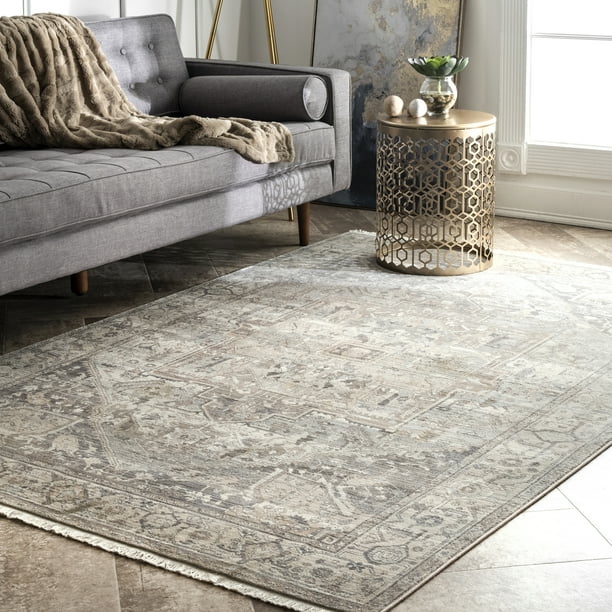 nuLOOM Ethel Medallion Fringe Area Rug or Runner - Walmart.com ...