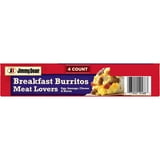 Jimmy Dean Meat Lovers Breakfast Burritos 17 oz, 4 Count (Frozen ...