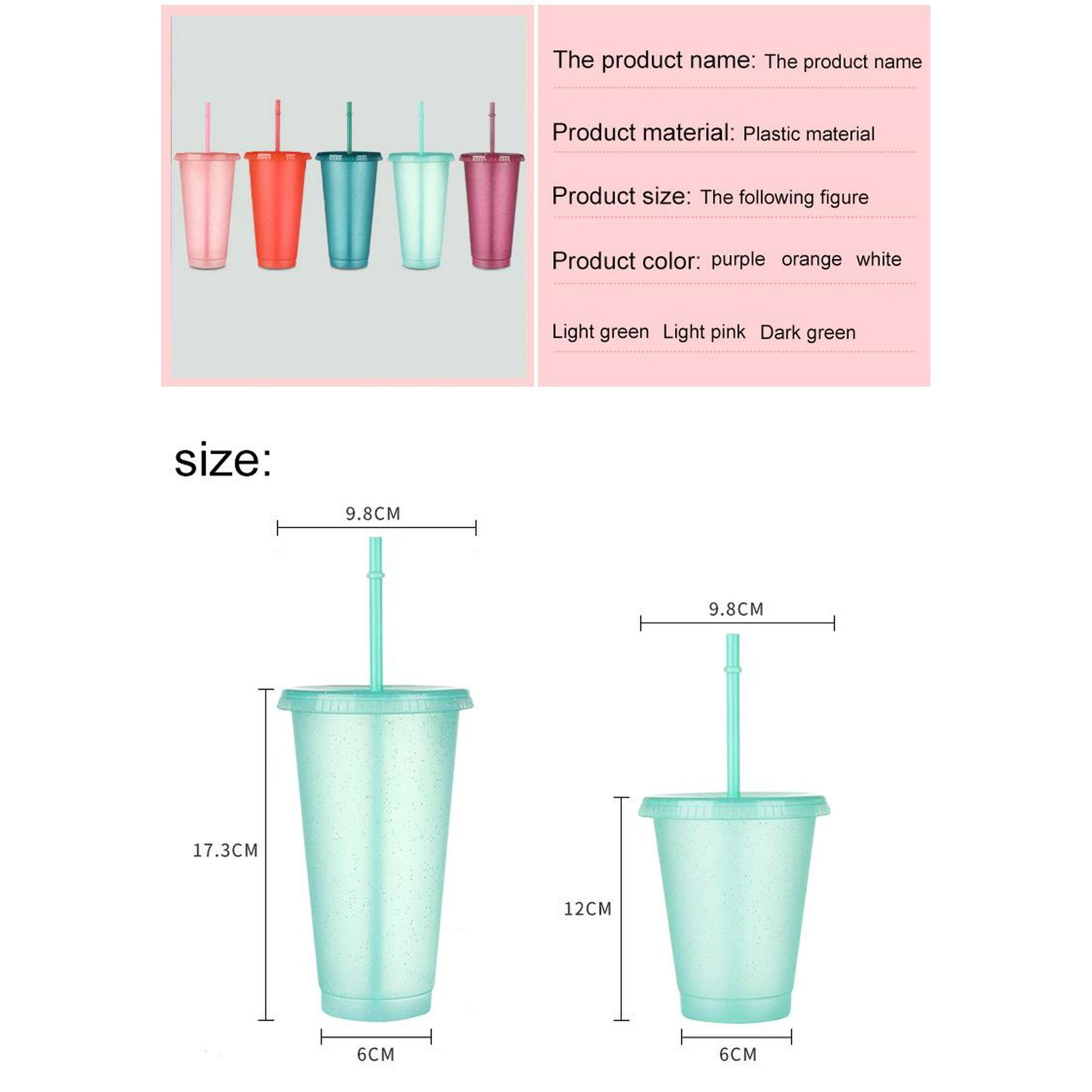 Drink Cup Size Chart