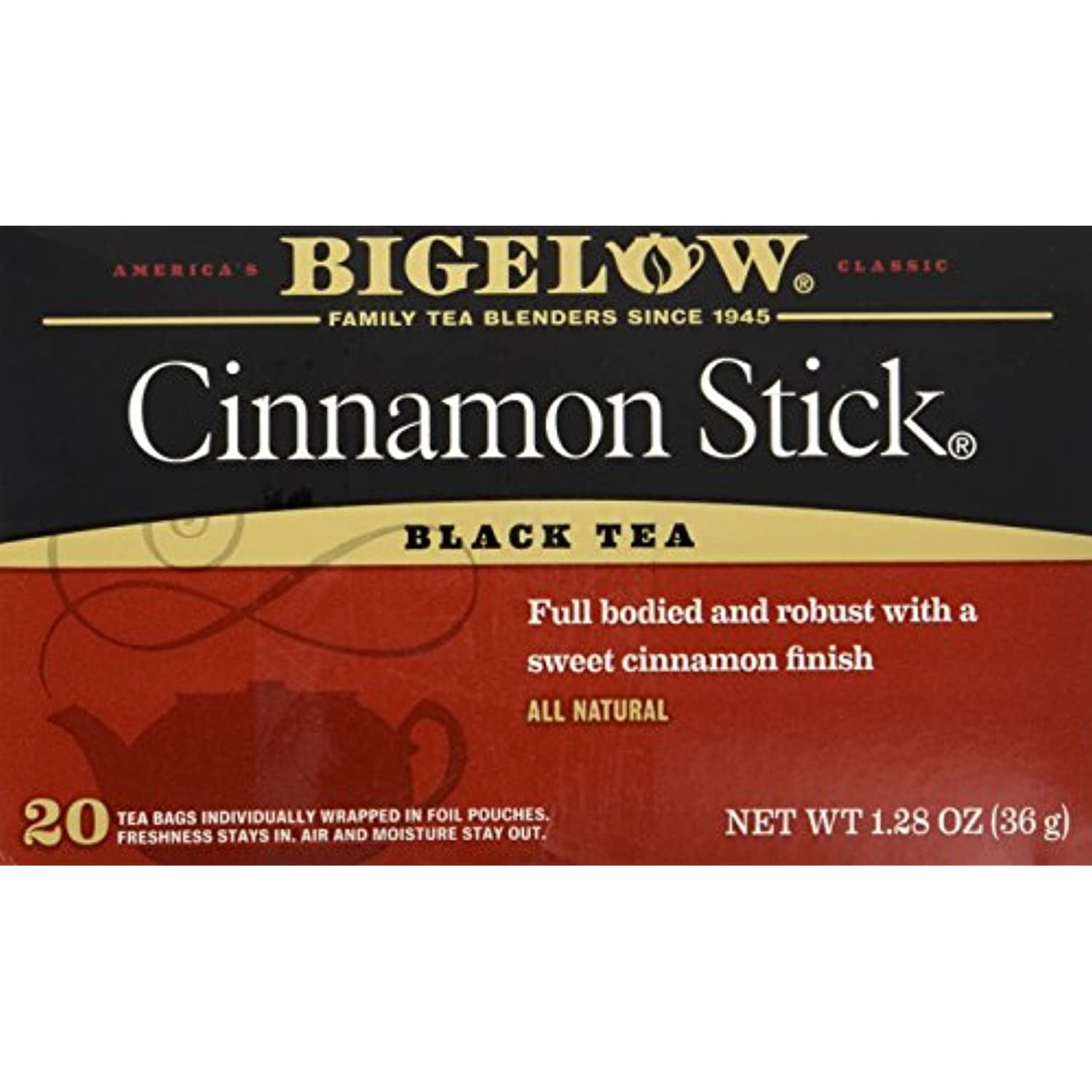 Bigelow Tea Cinnamon Stick, 20 Bags (Pack Of 3) - Walmart.com