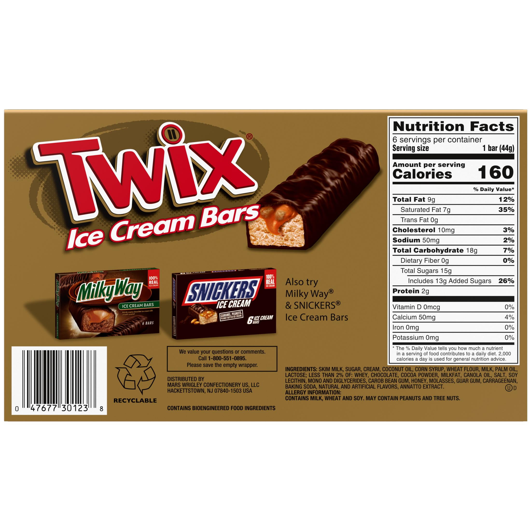 Twix Ice Cream Bar