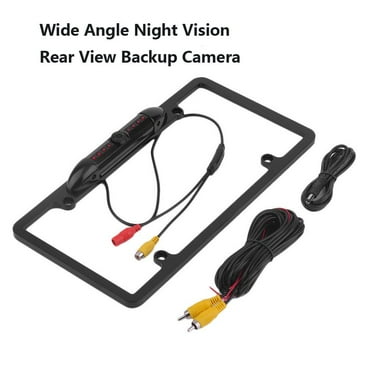 US License Plate Metal Frame Rear View Backup Camera CMOS HD LED Night ...