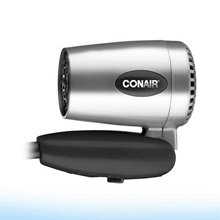 Conair 124AC 1600 Watt Compact Travel Hair Dryer with Folding Handle ...