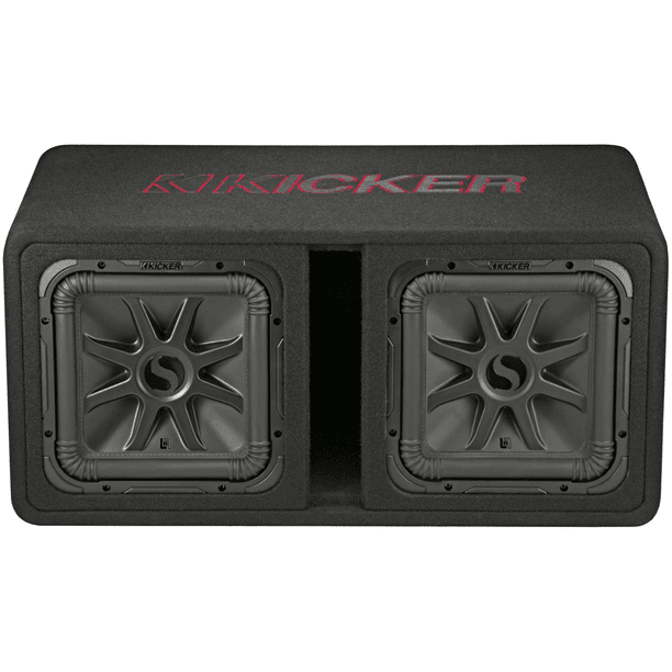 KICKER Dual 12 Inch Solo Baric 2 Ohm 1200W RMS Power Subwoofer ...