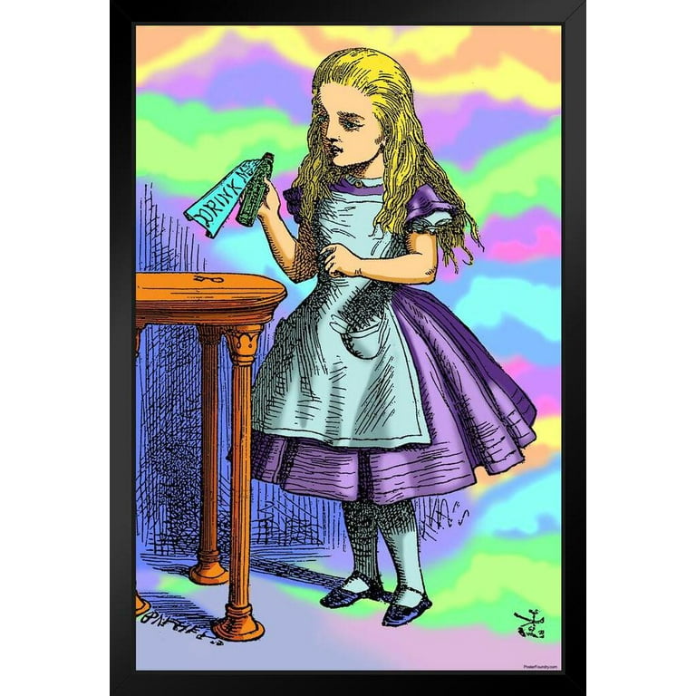 Psychedelic Alice In Wonderland Art