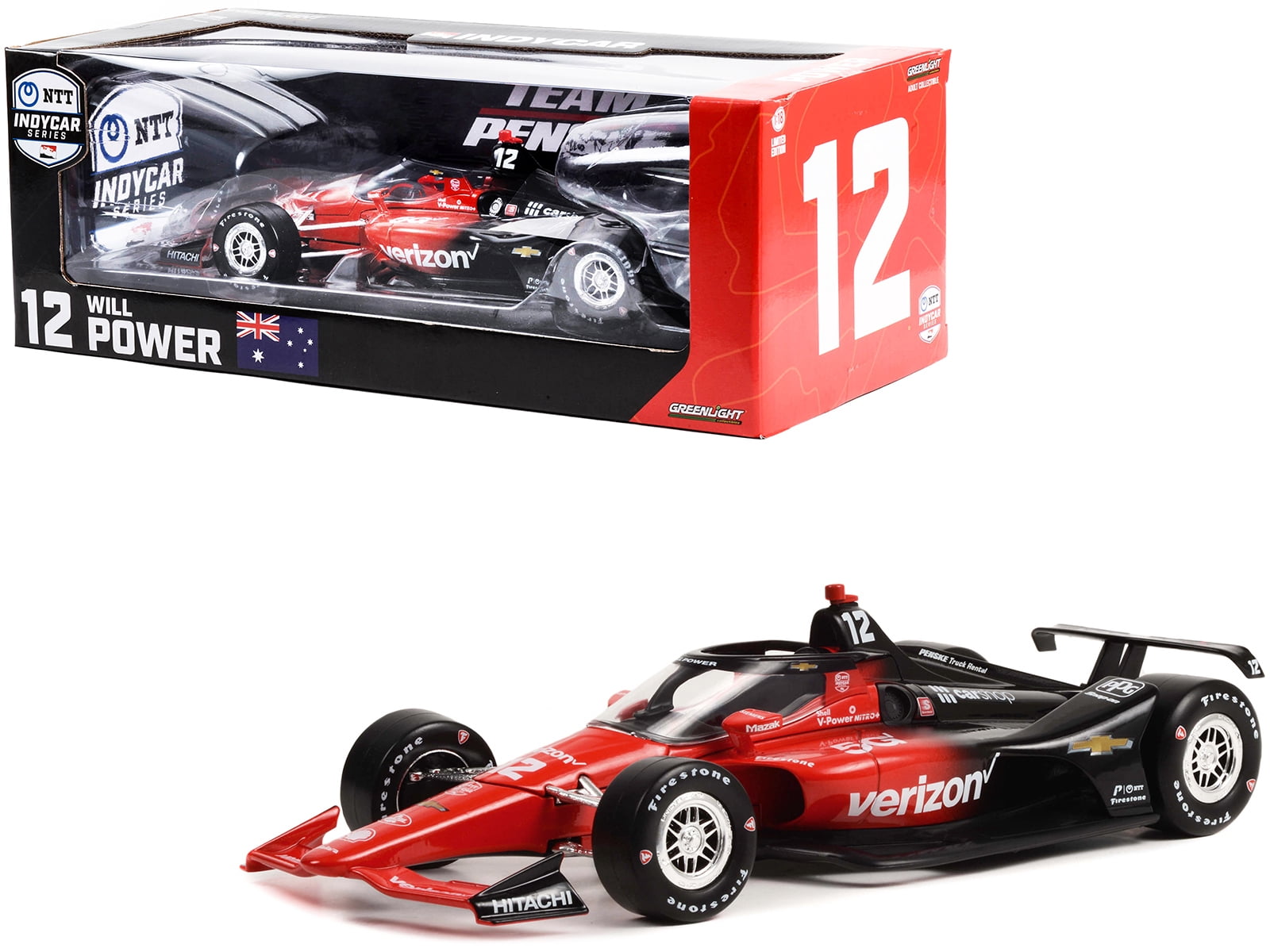 Dallara IndyCar #12 Will Power "Verizon 5G" Team Penske "NTT IndyCar ...