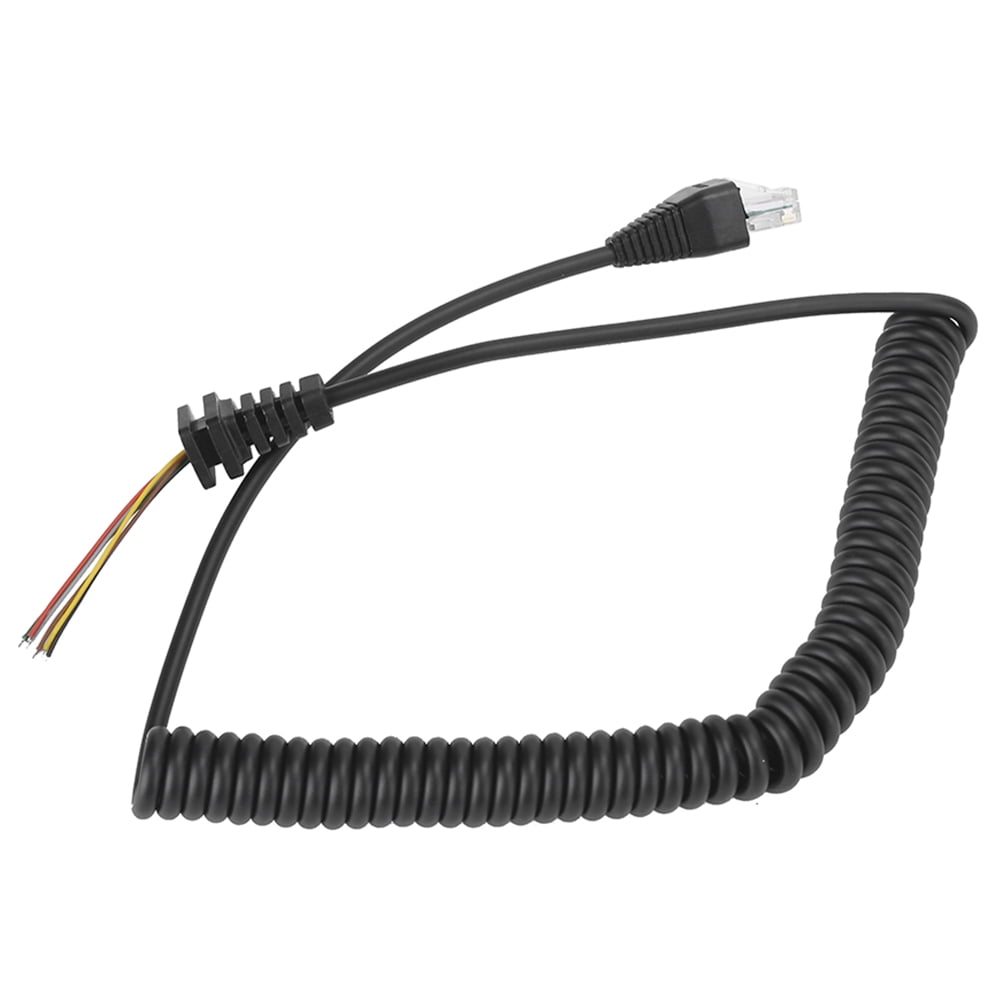 Cable de resorte telefónico 67A8J para cable de micrófono Yaesu FT‑450 ...