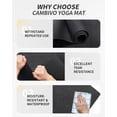 CAMBIVO Yoga Mat, Extra Long and Wide Exercise Mat 84" x 30" x 1/4 inch ...