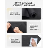 CAMBIVO Yoga Mat, Extra Long and Wide Exercise Mat 84" x 30" x 1/4 inch ...