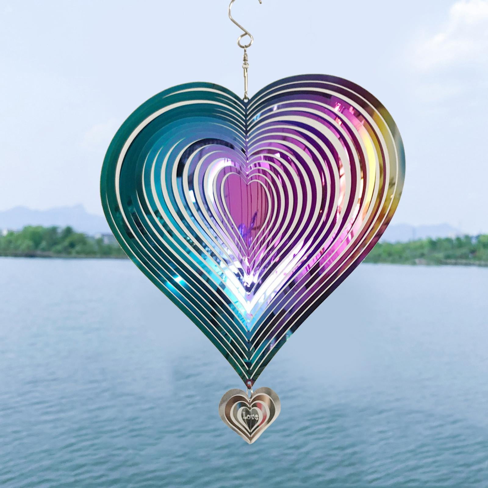 Wind Chimes Memorial Colurful Commemorate Stainless Steel Unique Swivel ...