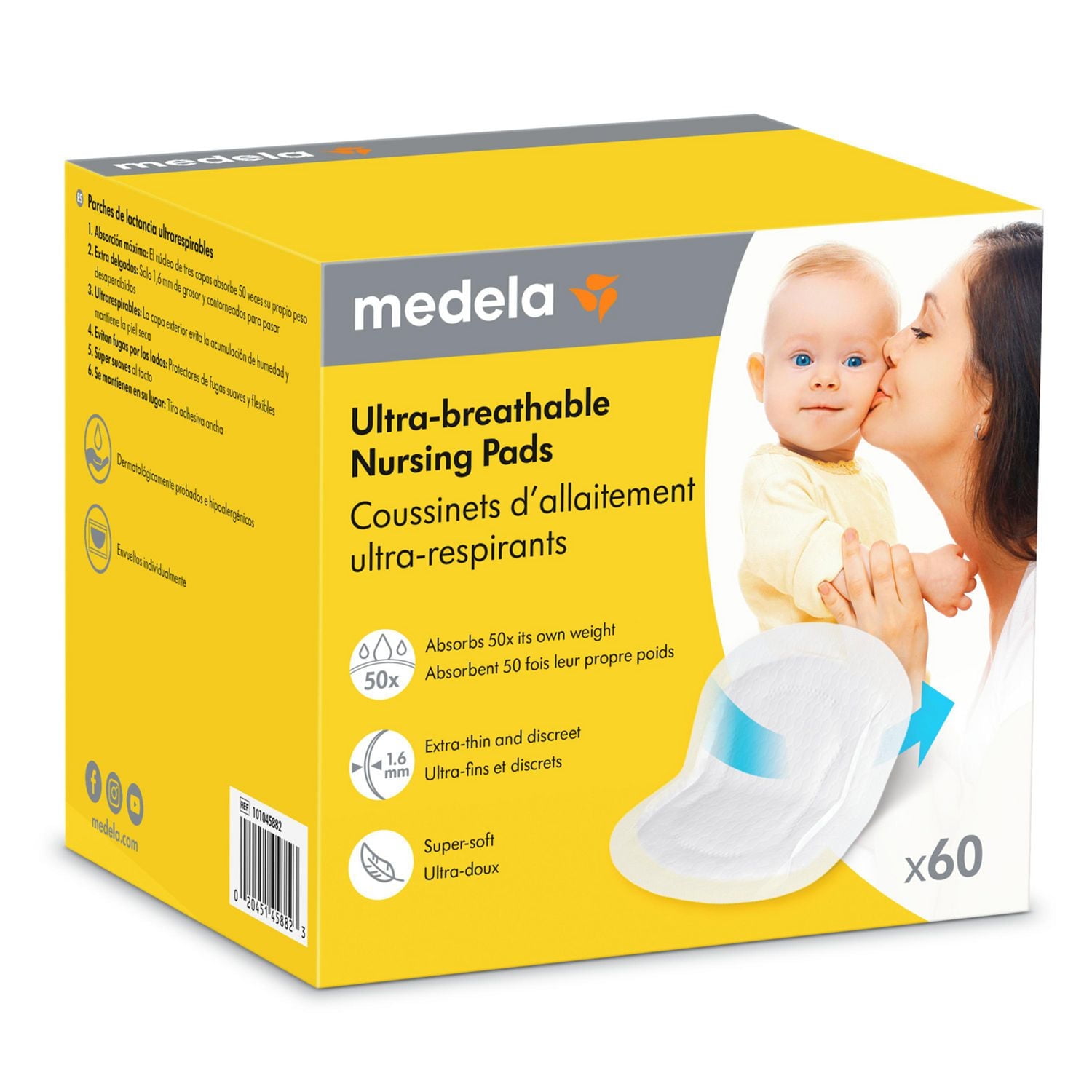 Click here for Medela Ultra-Breathable Disposable Nursing Pads 60... prices