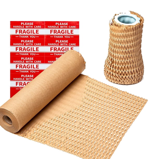 Wowxyz Honeycomb Packing Paper Wrap 12X105 Recycled Cushion Wrapping ...