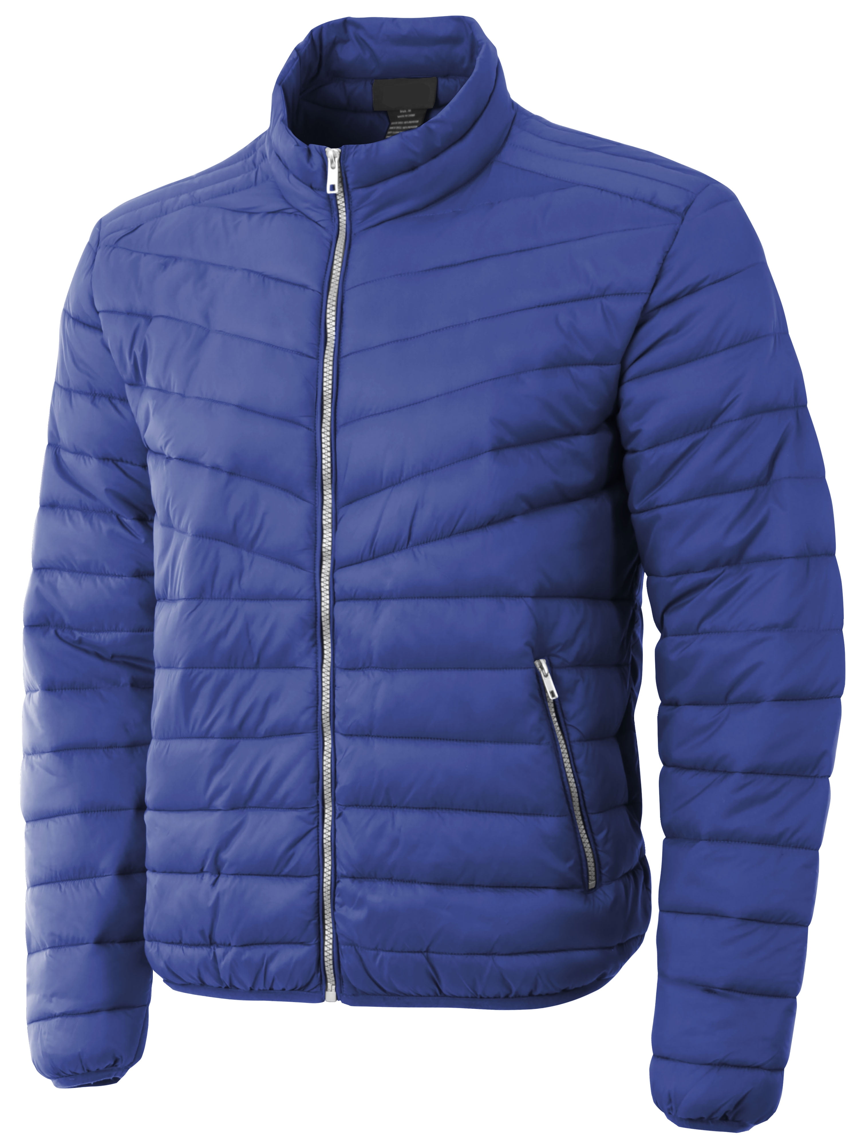 Ma Croix Mens Lightweight Puffer Jacket Alternative Down Quilted Hiking ...