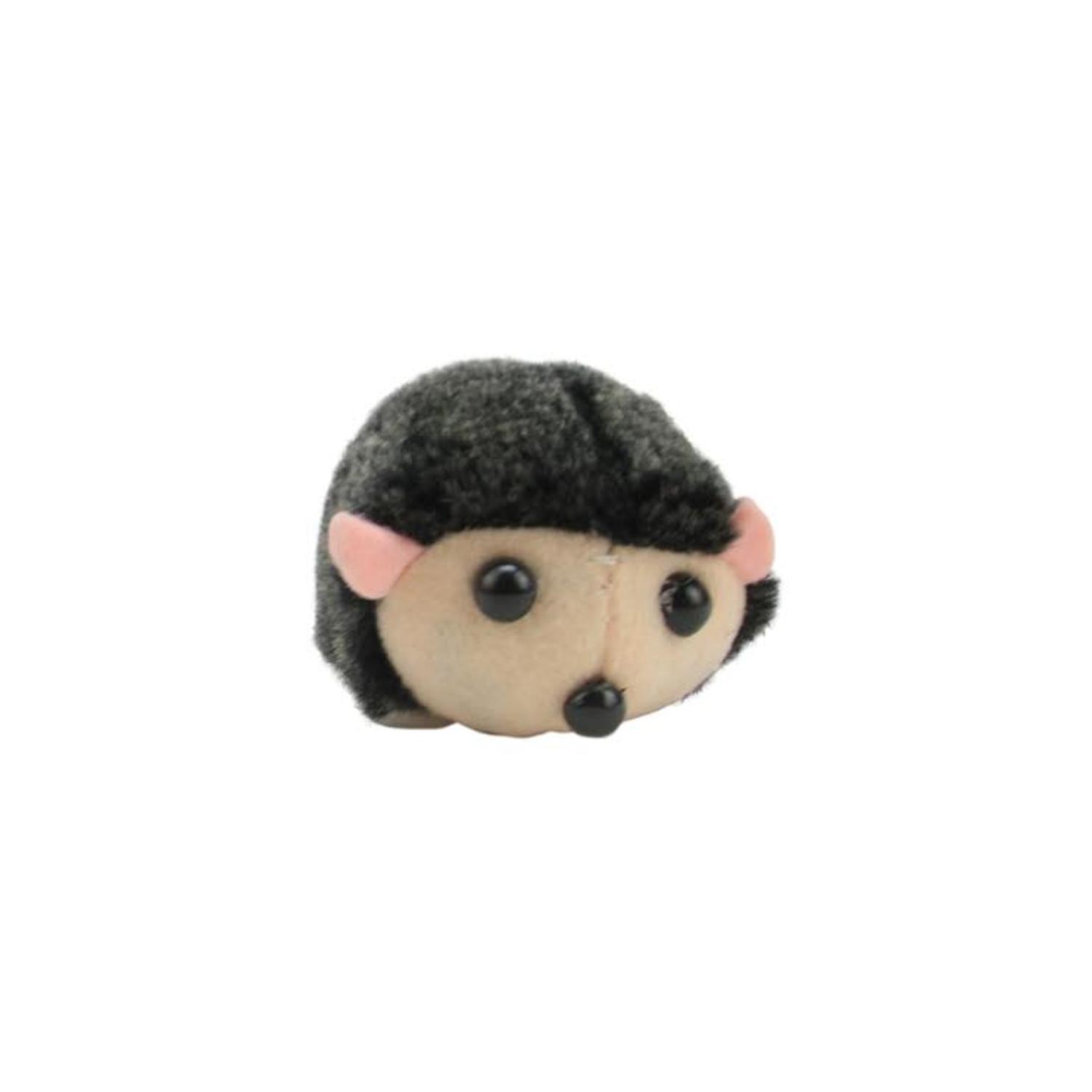 2.75" Plush Espresso Brown Faux Fur Scampering Mouse Toy for Cats ...