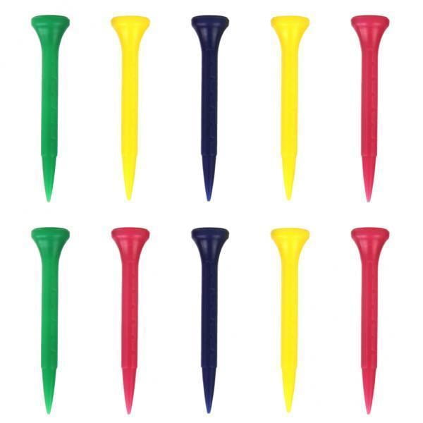 Tees de golf profesionales 10pcs para golf Cola Multicolor Brillante de ...