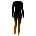 Lovskoo 2024 Women Sexy Butt Button Back Flap Jumpsuit Pajamas Onesie