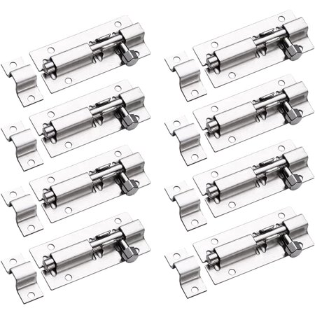 Bail 8 Pcs Door Bolt Latches Door Bolt Lock Lock Bolts Screws Sliding ...