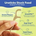Eco-Friendly Dental Floss Picks (50ct) - Flossers Made with Straw Wheat ...
