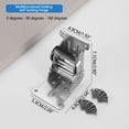 MMJ Folding Table Hinges 4 Pack 90 Degree Self Locking Bracket Heavy ...