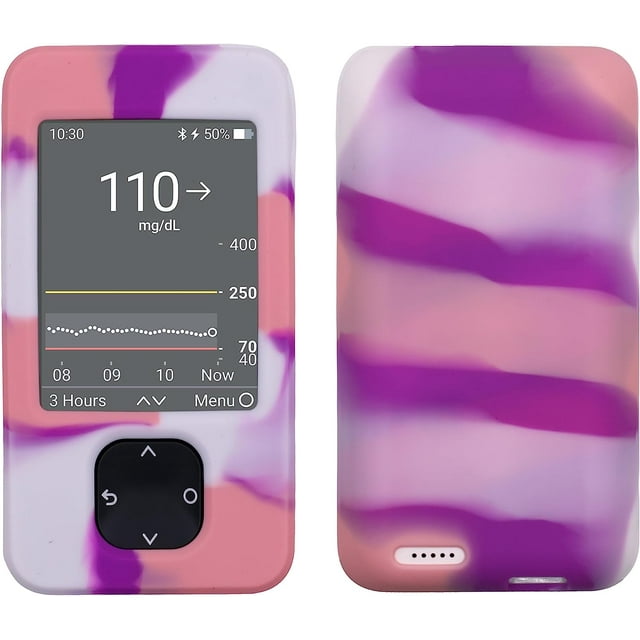 Silicone Soft Case for Dexcom G7 Receiver (Mix/Pink Purple) - Walmart.com