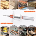 Riousery 8mm Shank Carbide Countersink Woodworking Router Bit, 0.10-0. ...