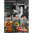 HOUSNAT Heavy Duty Electric Meat Grinder, Powerful Motor, 5-in-1 ...
