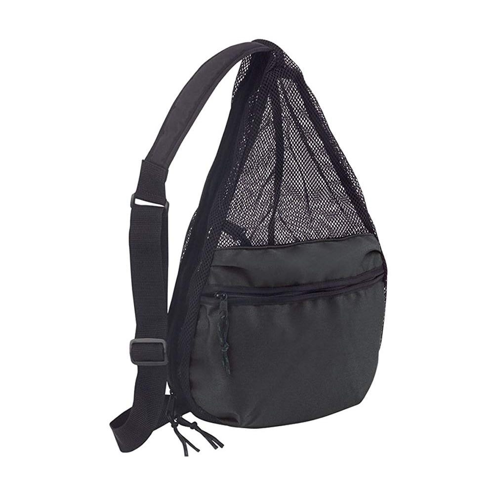 ImpecGear Unisex Polyester Lightweight Mesh Backpack for Adult - Black ...