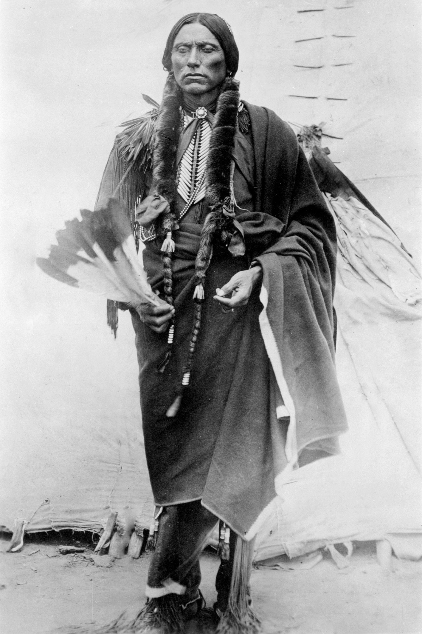 24x36 gallery poster, Quanah Parker, chief of the Comanche, by James ...